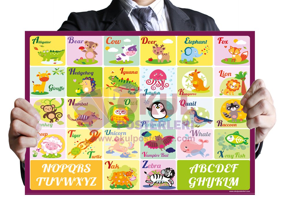 ingilizce-Alfabe-(Alphabet-Poster)-Afişi-2 | okulkapigiydirme.net