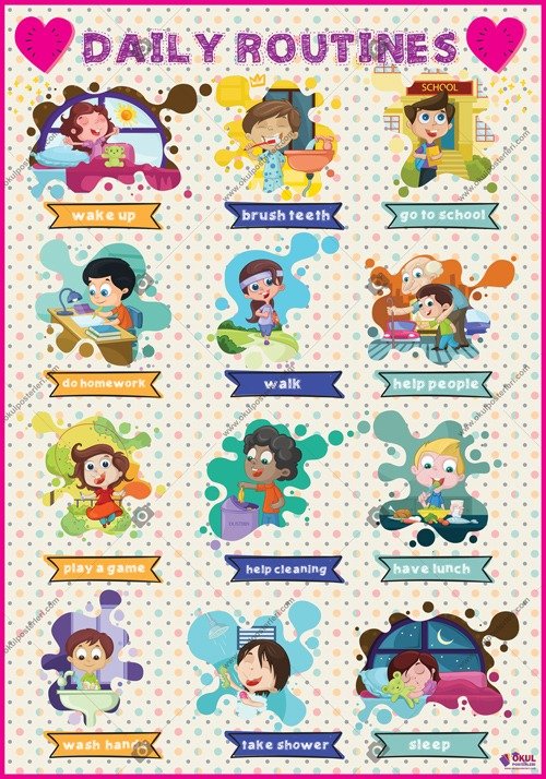 Daily Routine Poster